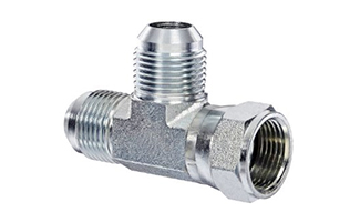 Stainless Steel 37 Degree Flare Female Tees - Alloy Trade