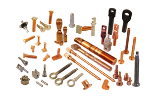 Copper Cold Formed Parts - Copper Turned Components